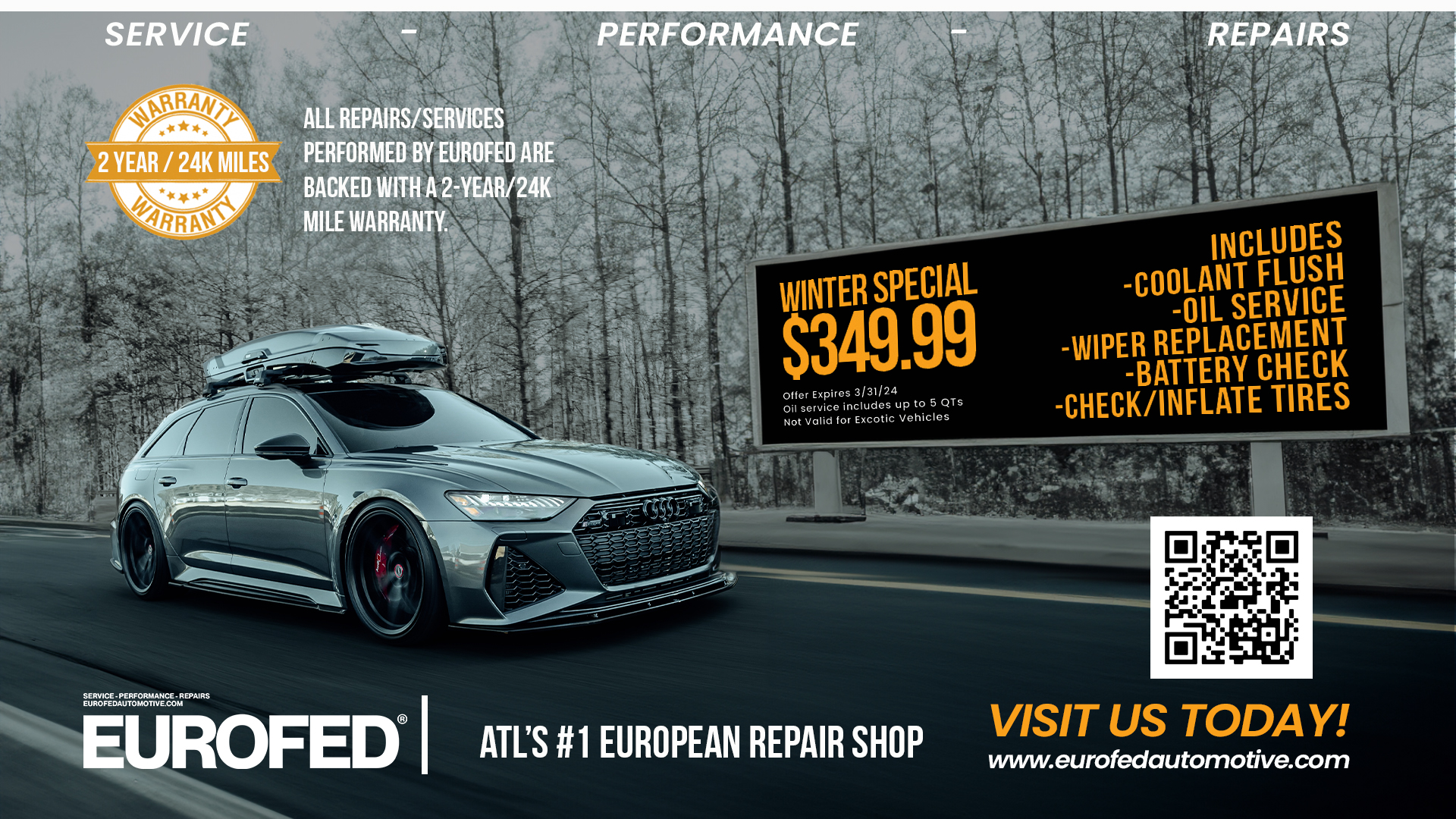 Check Out Our Auto Repair Specials in Austin, TX | Eurofed
